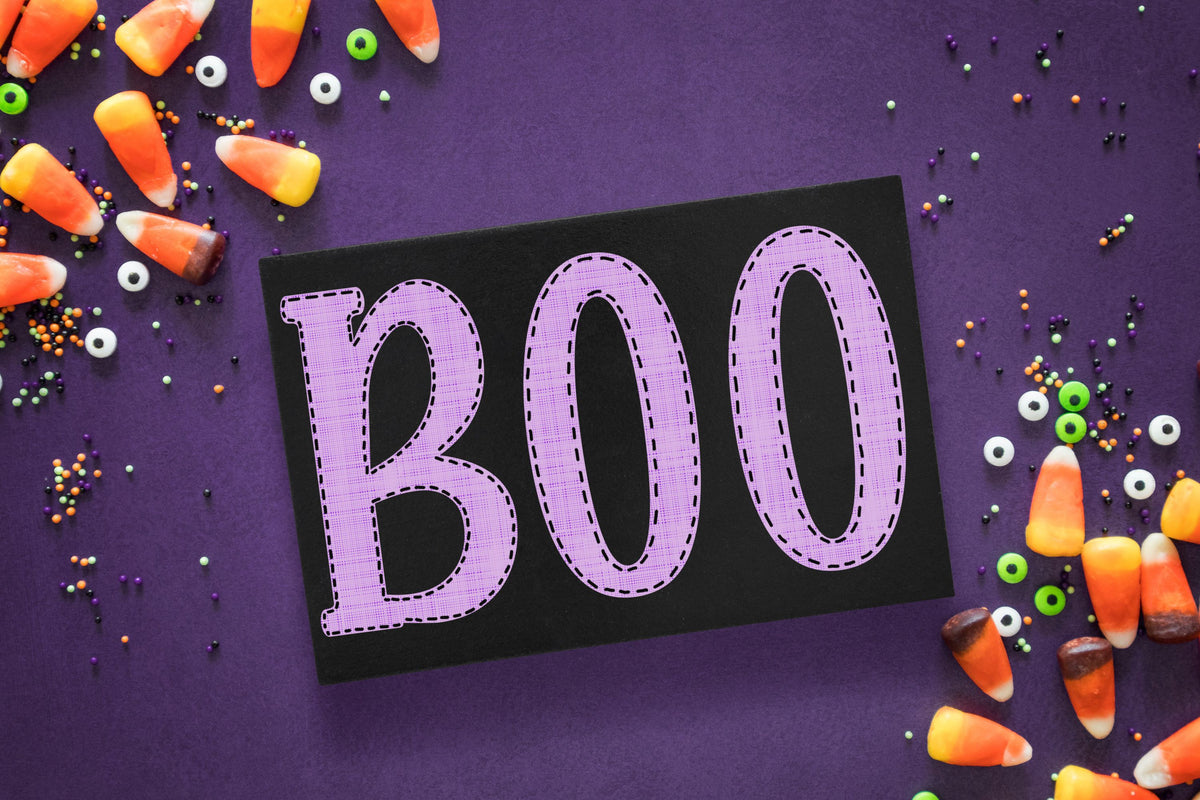 BOO Texture Graphic – Click & Create Design Studio